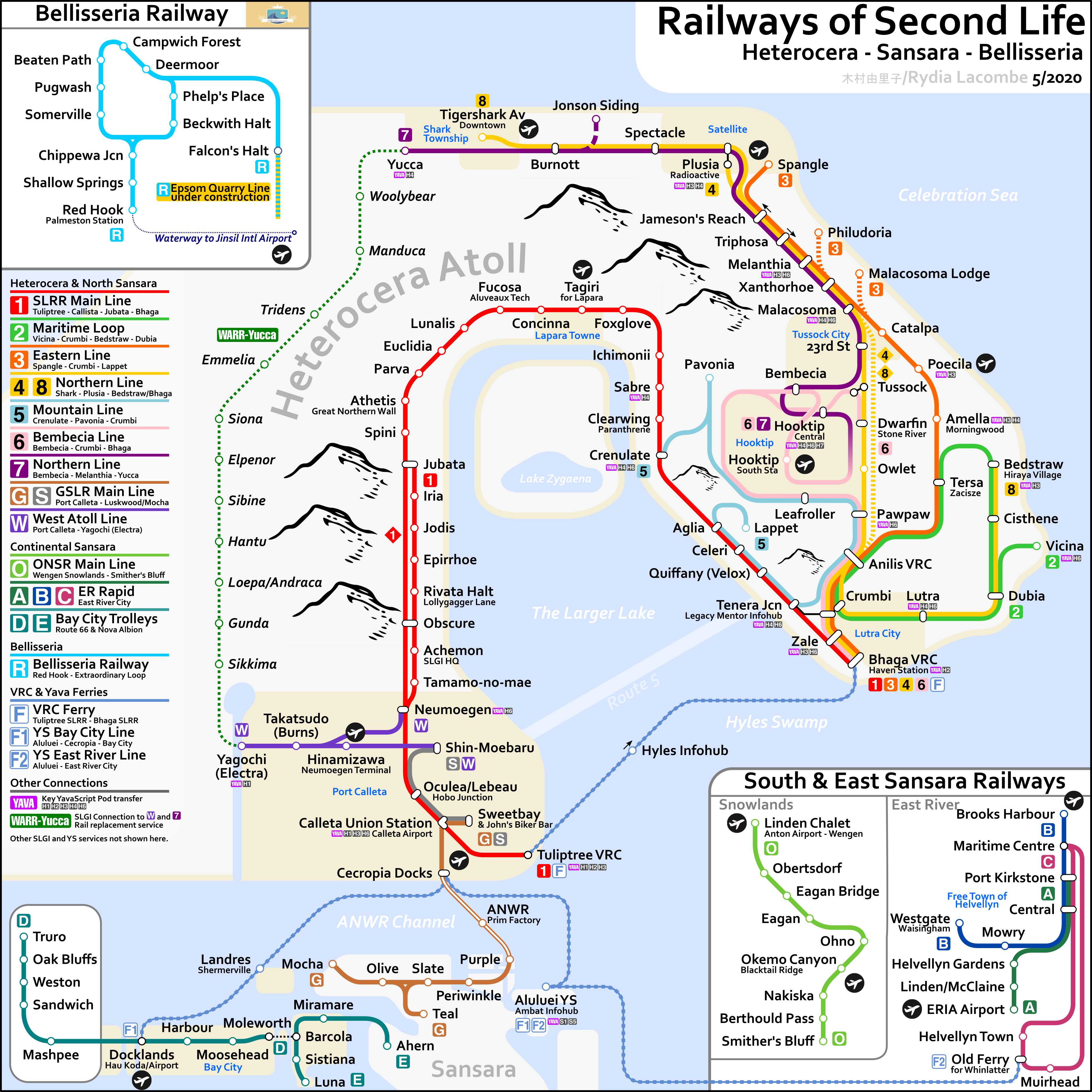 Mapping Second Life’s mainland railways – Inara Pey: Living in a Modemworld
