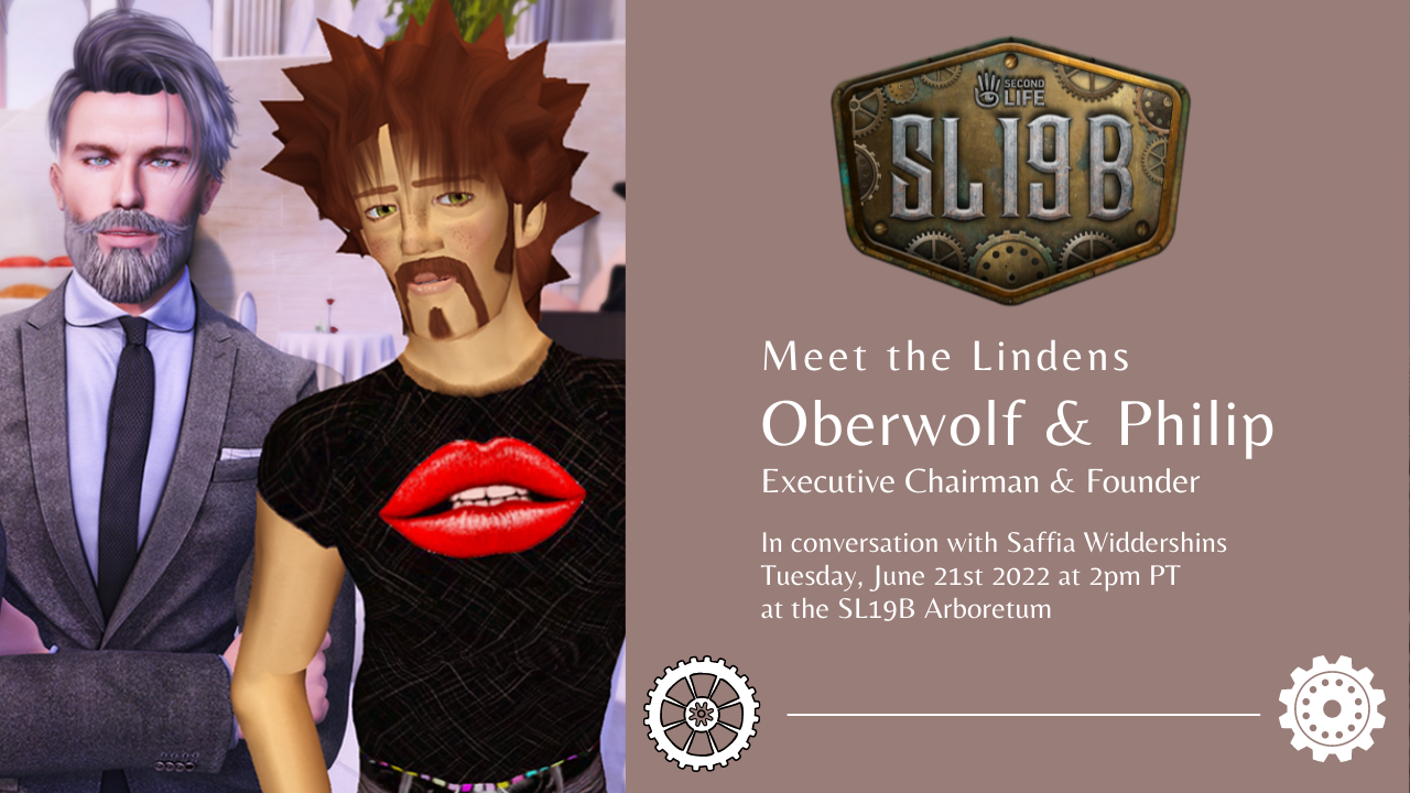 SL19B MTL: Brad Oberwager and Philip Rosedale – summary – Inara Pey ...